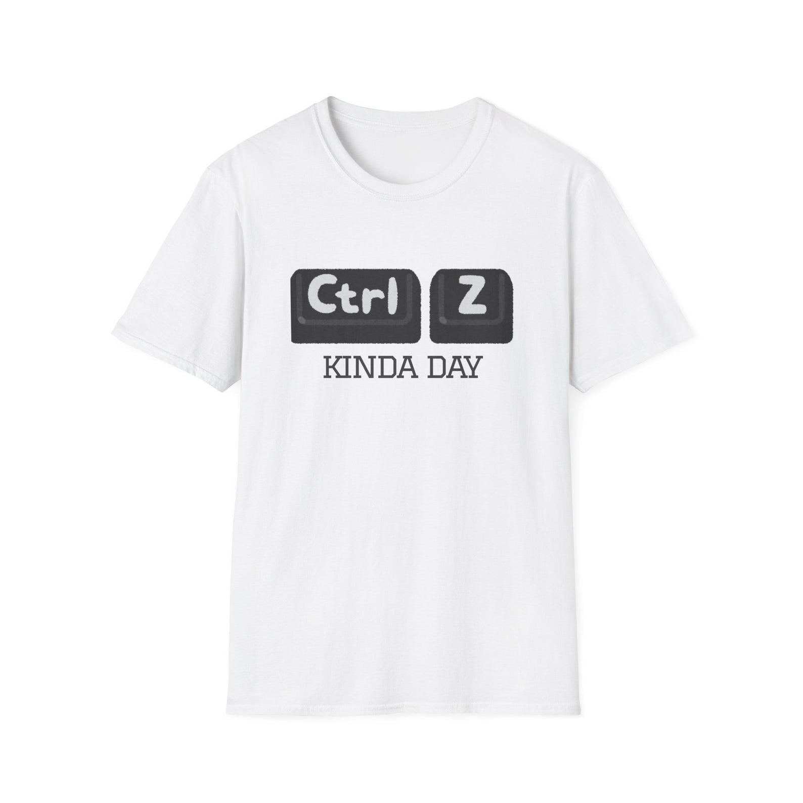 Ctrl Z Graphic Tee: Funny Techie Undo Button Humor Shirt, Programmer ...