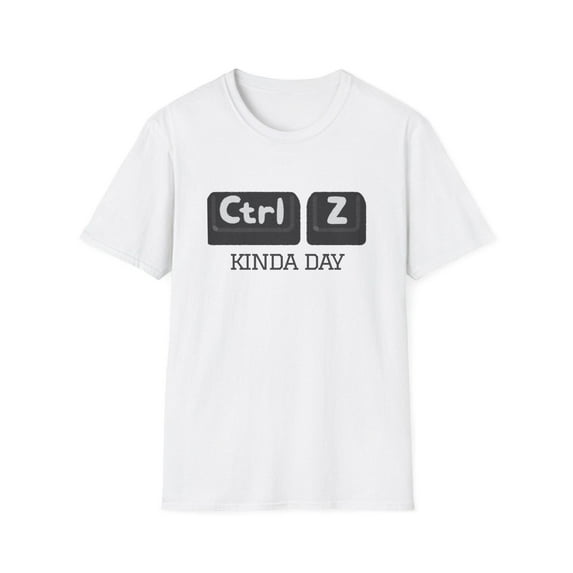 Ctrl Z Graphic Tee: Funny Techie Undo Button Humor Shirt, Programmer ...
