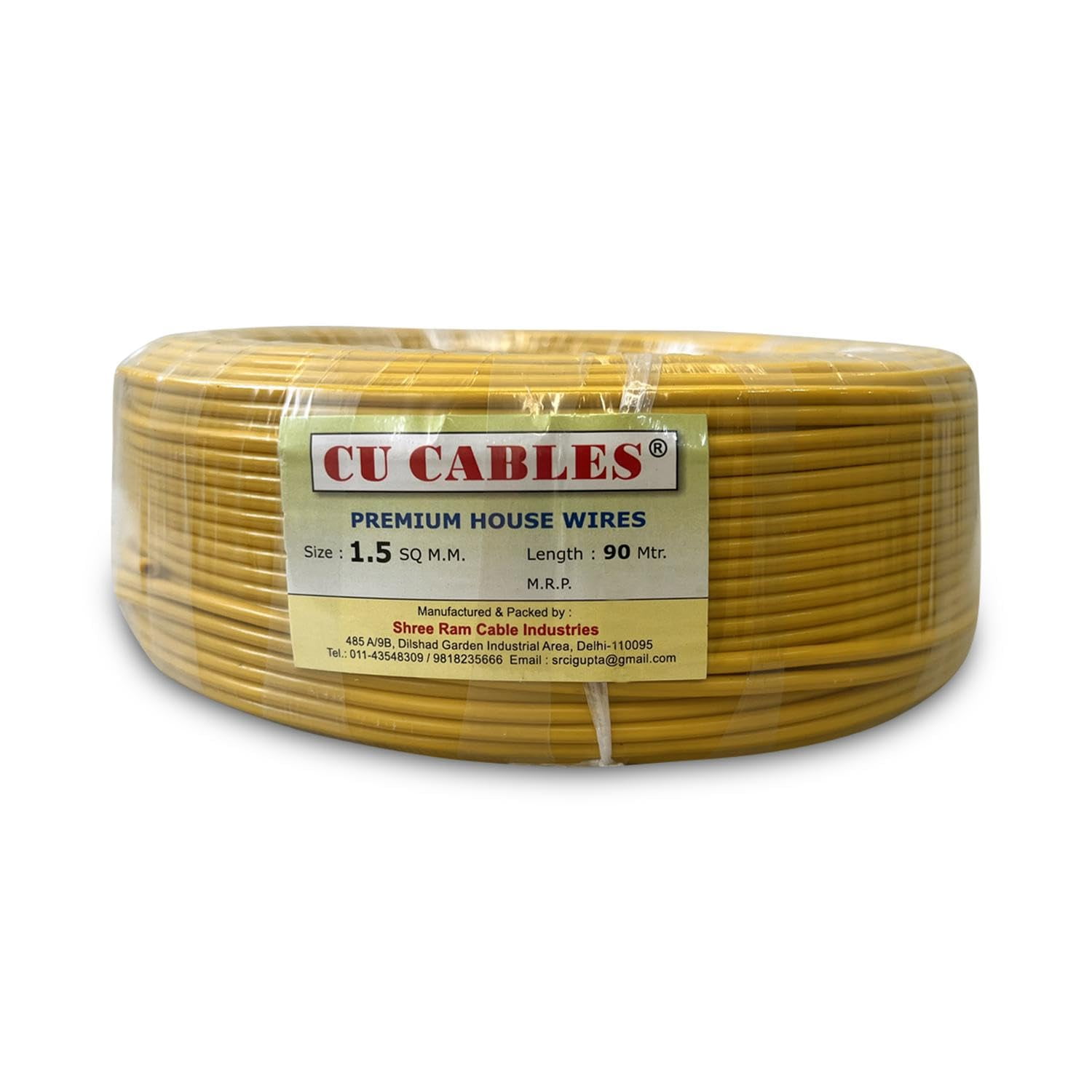 Cu Cables HRFR PVC Insulated Copper Wire Single Core Flexible House ...