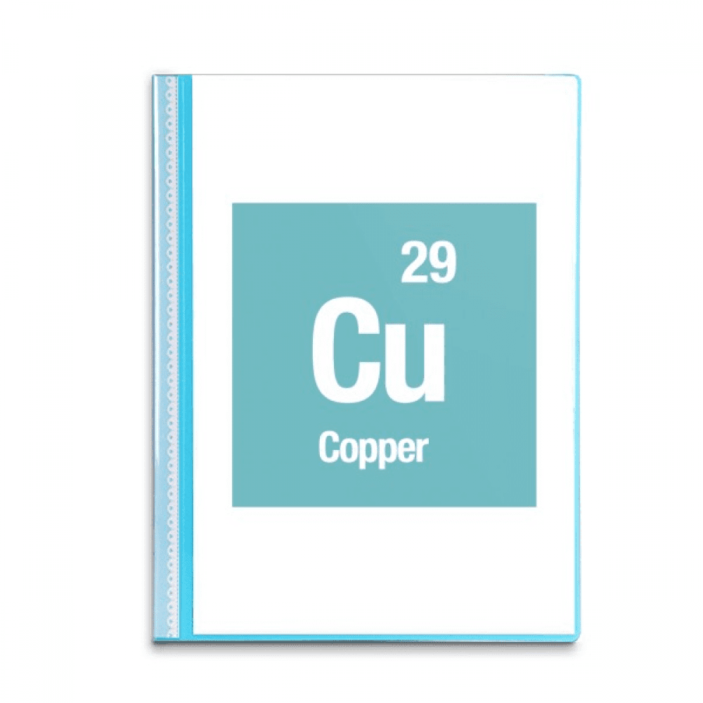 Cu Copper Checal Element Science Book Sheet Protectors Portfolio Binder ...
