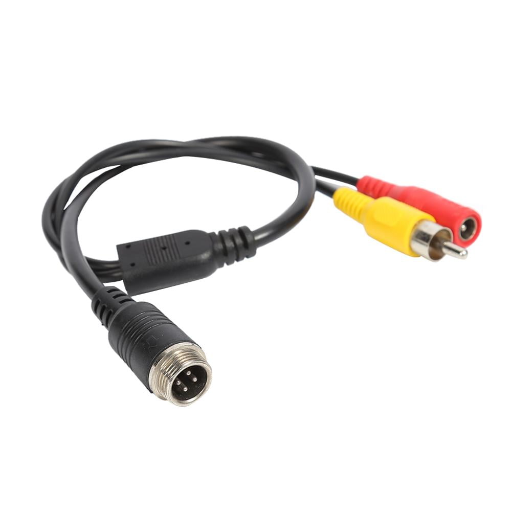 CuKPLS 4Pin Aviation Head Male To Rca/dc Female Cctv Camera Adapter ...