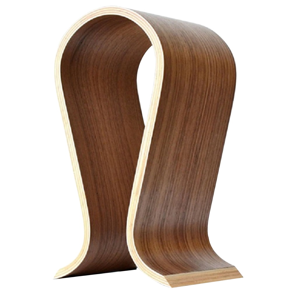 CuKPLS U Shape Headset Stand Hanger Universal Wooden Desktop Headset ...
