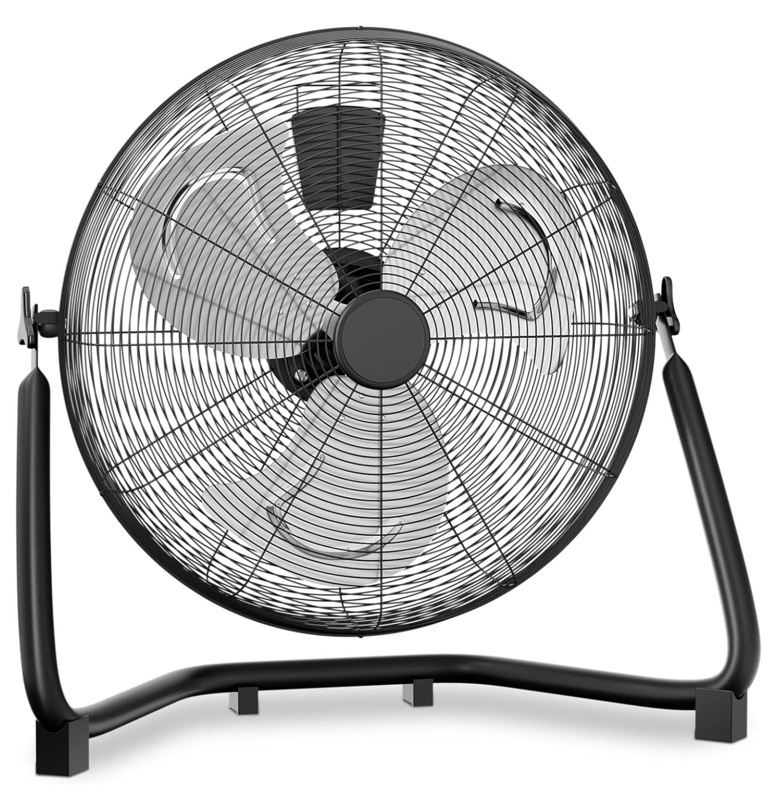 CuYeHt 22 Inch High Velocity Floor Fan with 3 Speed Heavy Duty Metal ...