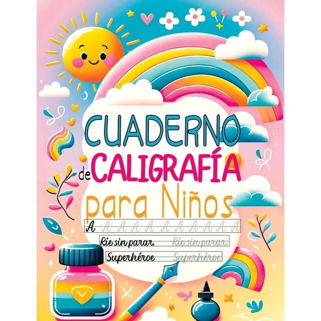 Cuaderno de caligrafía para niños: Libro de Caligrafías Aprende - Método para aprender a ...