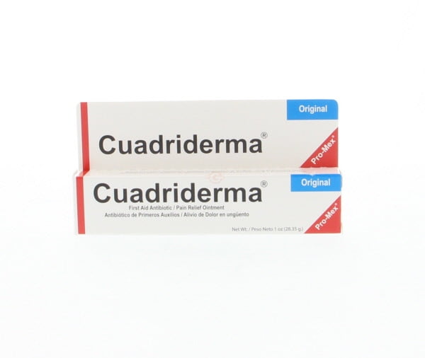 Cuadriderma Analgesic and Antibiotic Cream. For Minor Cuts, Scrapes and ...