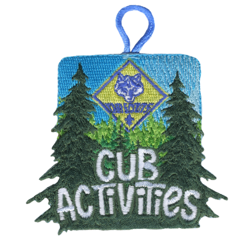 Cub Activities Embroidered Patch - Cub Scout Logo - ClassB - Walmart.com
