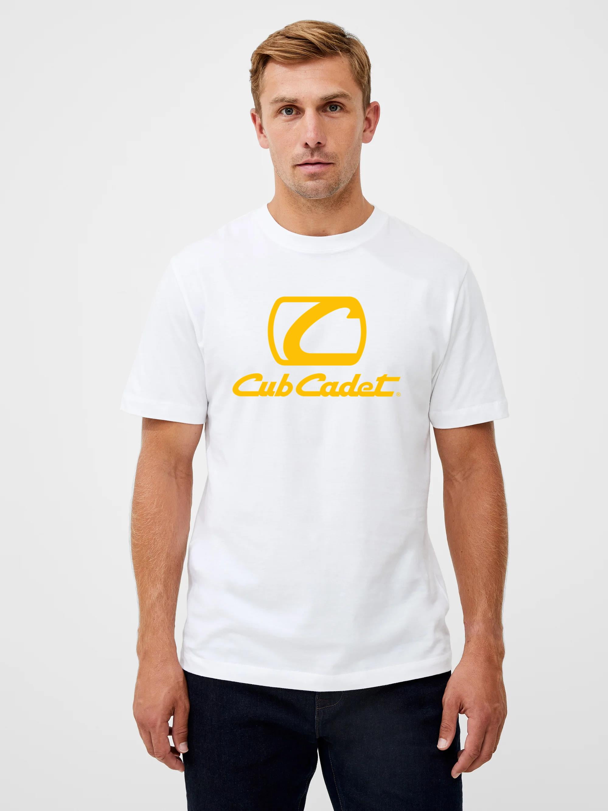 Cub Cadet Lawn Tractor Mower Logo USA Made Garden Outdoor Power Equipment T-Shirt V51343, for ...