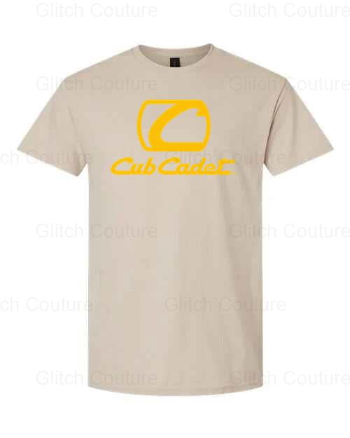 Cub Cadet Lawn Tractor Mower USA Made Logo Outdoor Power Graphic Tee up ...