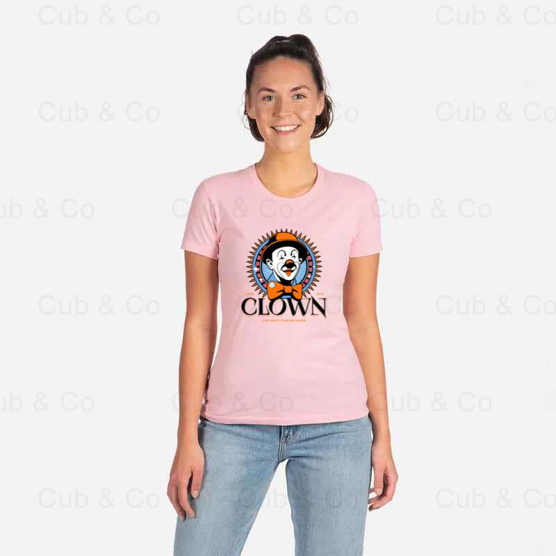 Cub & Co72 Clown Logo T shirt with Bold Circus Character Graphic, for ...