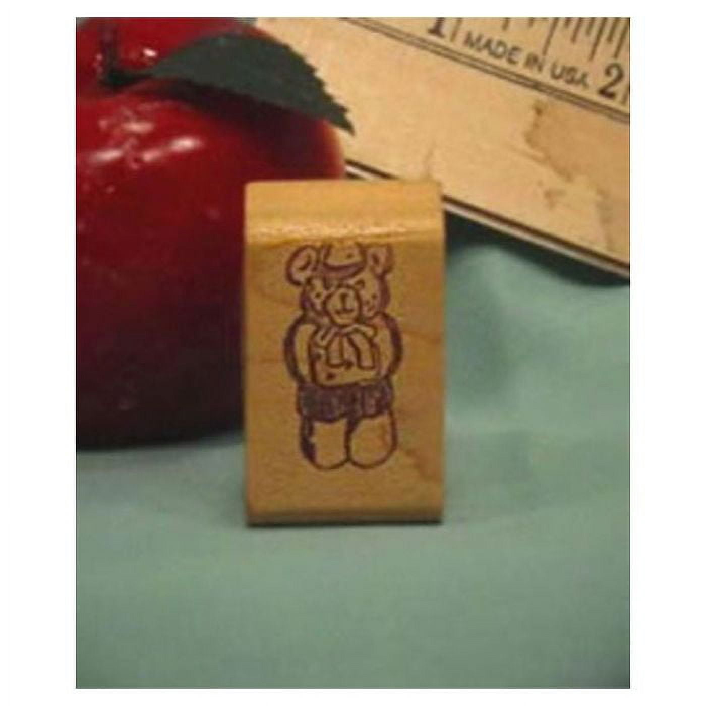 Cub Scout Bear Art Rubber Stamp - Walmart.com
