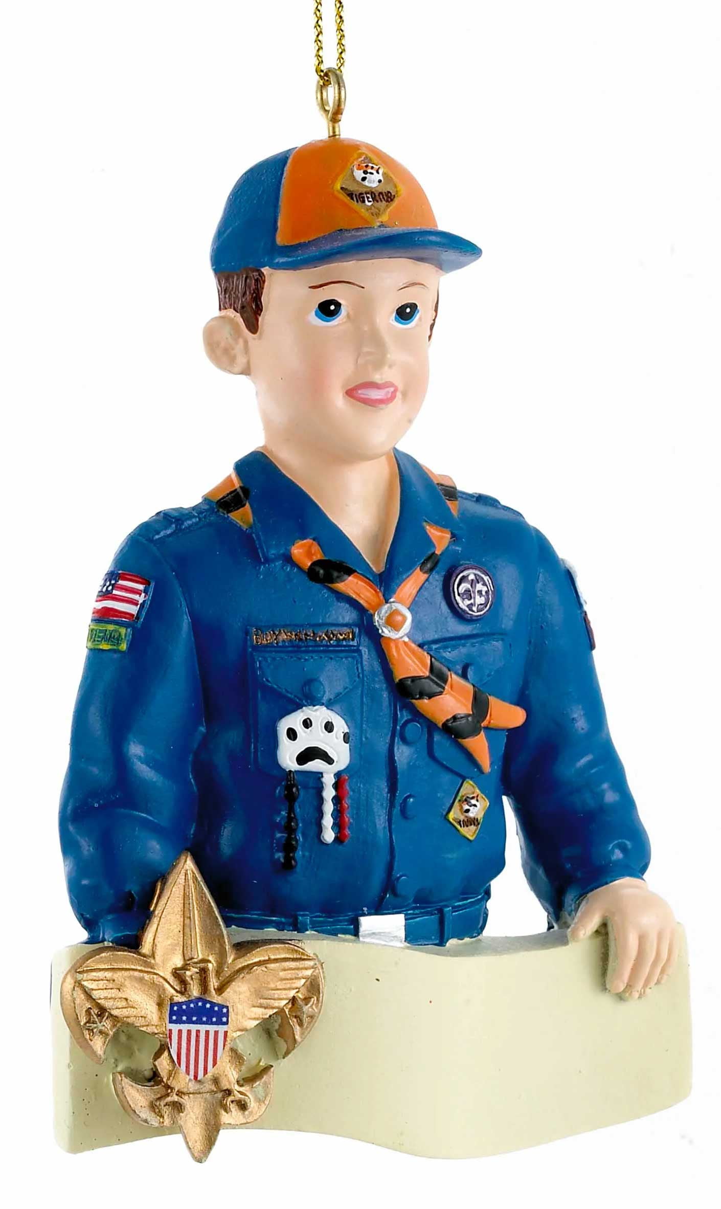 Kurt Adler Cub Scout Christmas Ornament for Personalization, Official ...