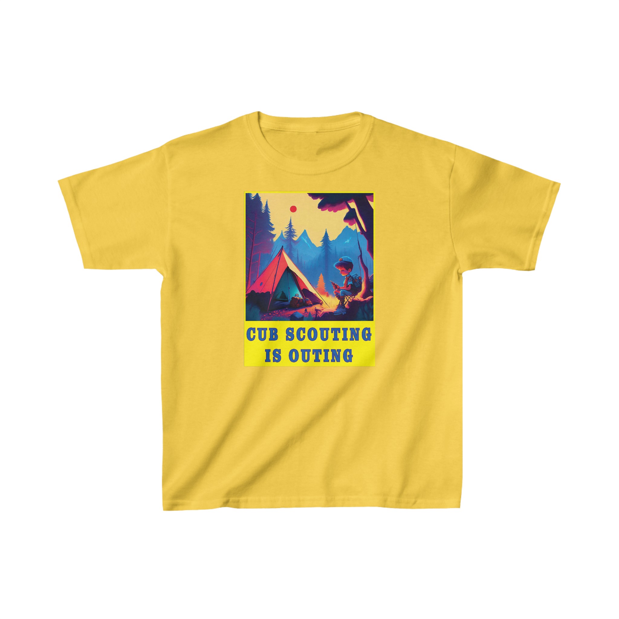 Cub Scouting Is Outing Heavy Cotton™ T-Shirt Kid's Sizes - Walmart.com