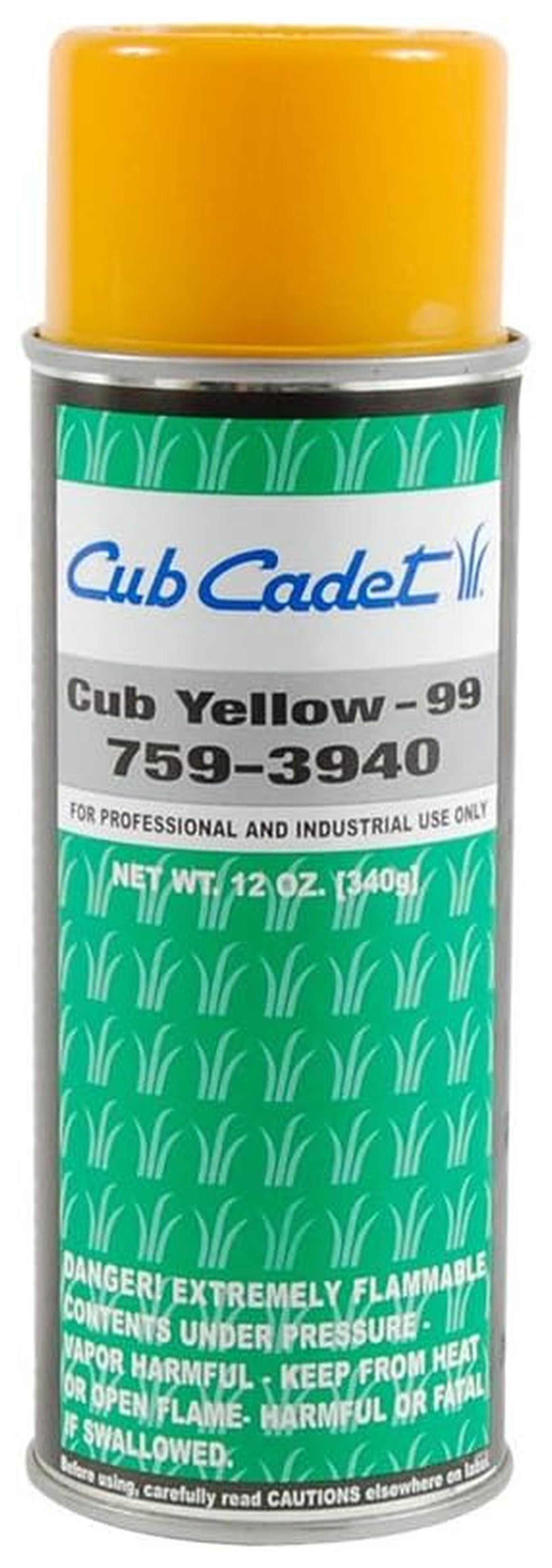 Cub Cadet Yellow Spray Paint