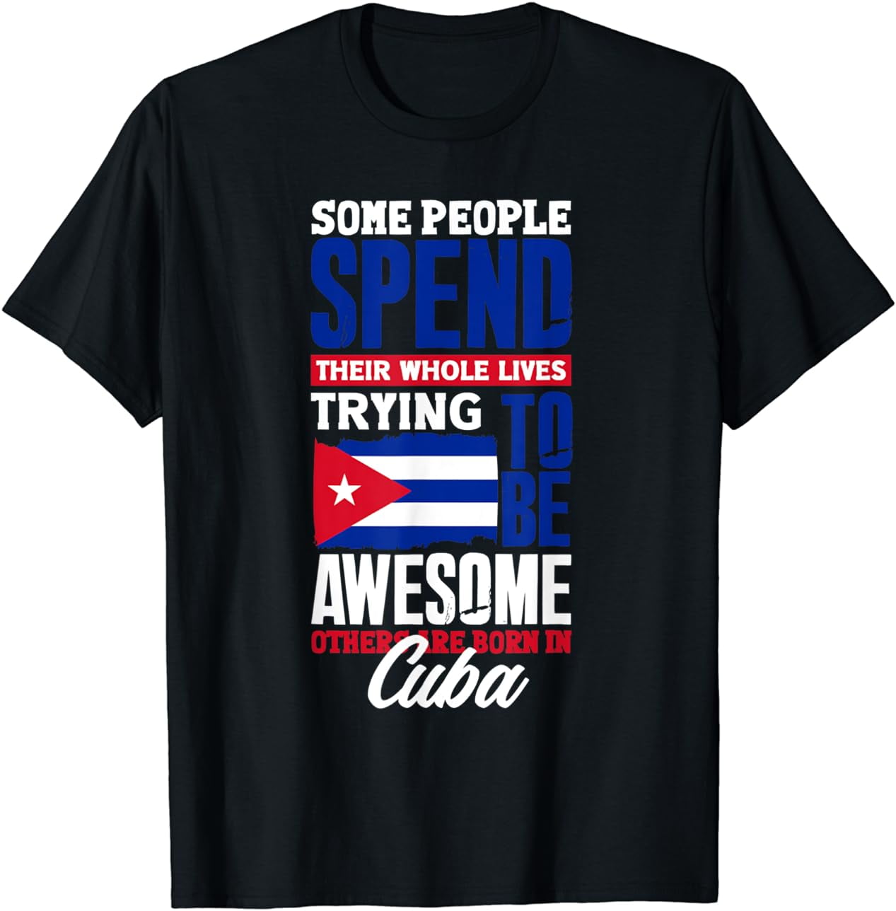 Cuba Cuban Cuba Flag Quote T-Shirt - Walmart.com