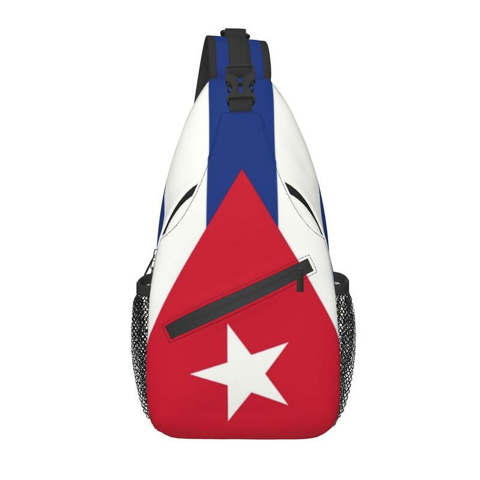 Cuba Cuban National Flag Sling Bag Men Cool Shoulder Chest Crossbody ...