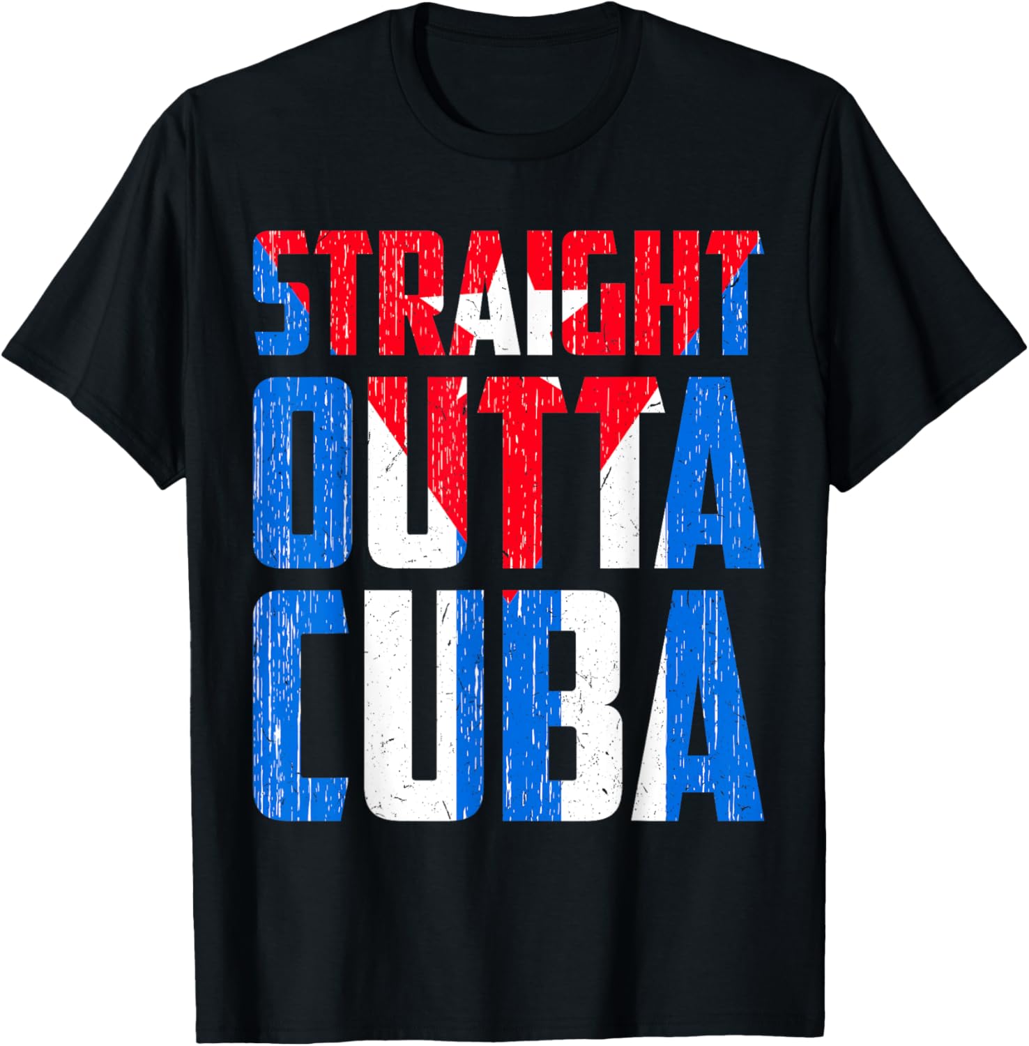 Cuba Flag Cuban Roots Hispanic Heritage Design for a Cuban T-Shirt ...