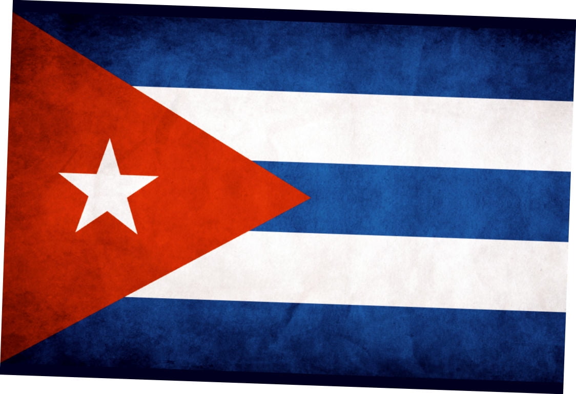 Cuba Flag Cuban poster Metal Sign 8inx 12in Print on Metal 8x12 Square ...