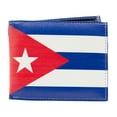 Cuba Flag Printed Leather Men's Bifold Wallet - Walmart.com