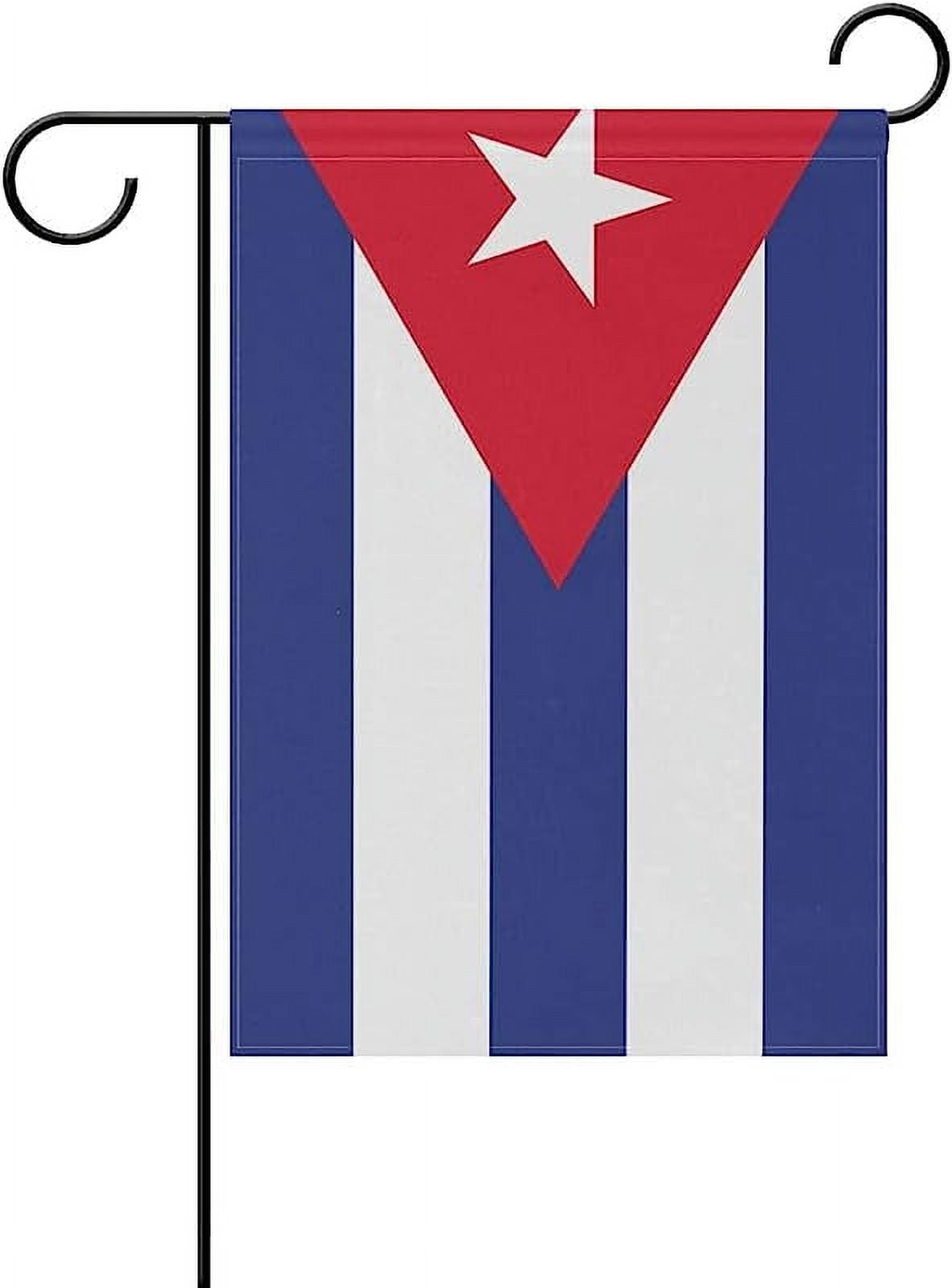 Cuba Garden Flags 12 x 18 Inches Double Sided Vivid Color and Fade ...