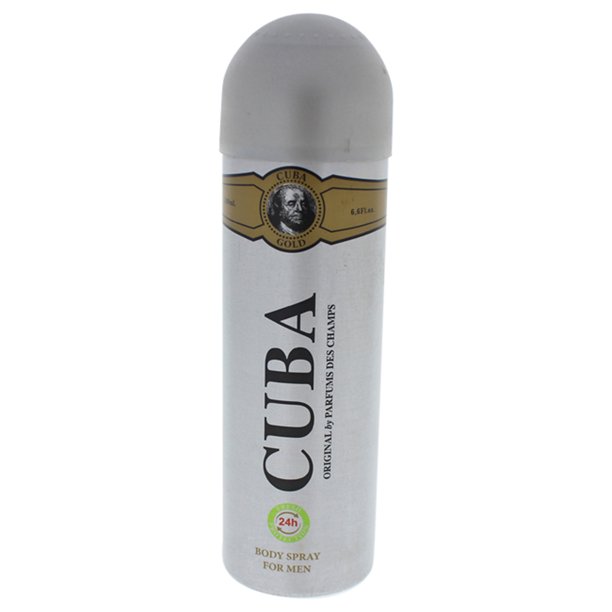 Cuba Gold by Cuba for Men - 6.6 oz Body Spray - Walmart Business Supplies