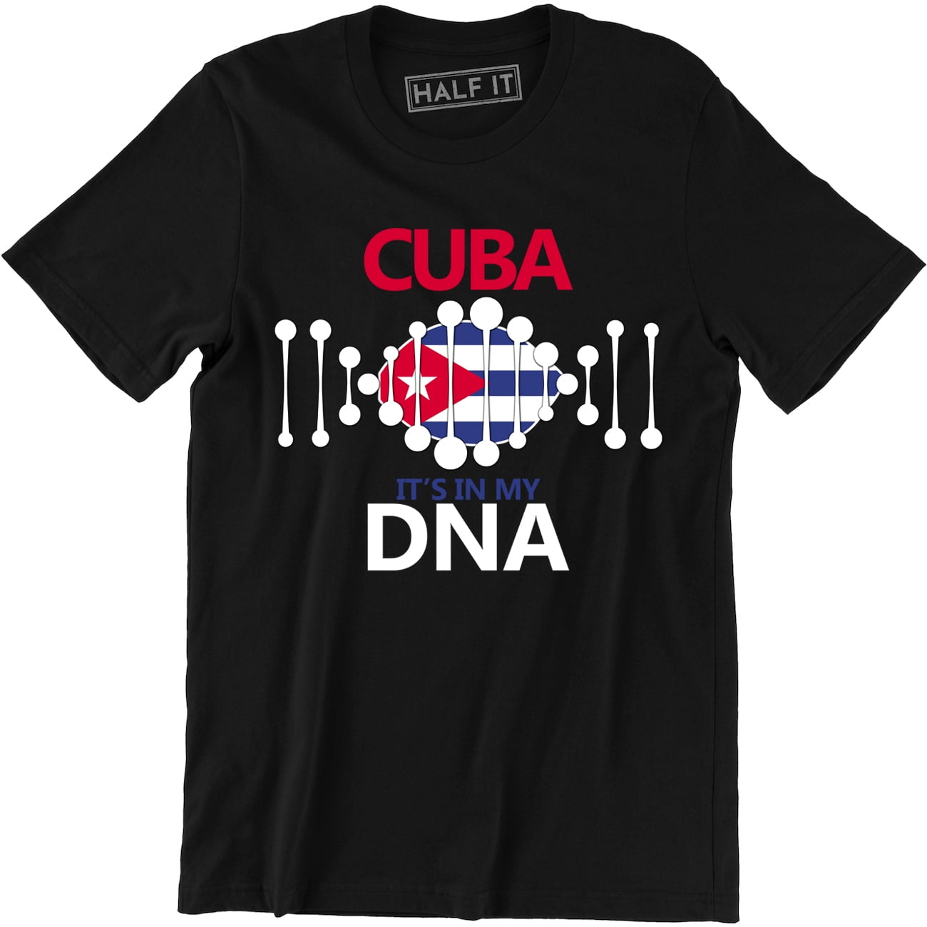 Cuba - It'S In My DNA Cuban Flag Proud Homeland Men's T-Shirt - Walmart ...