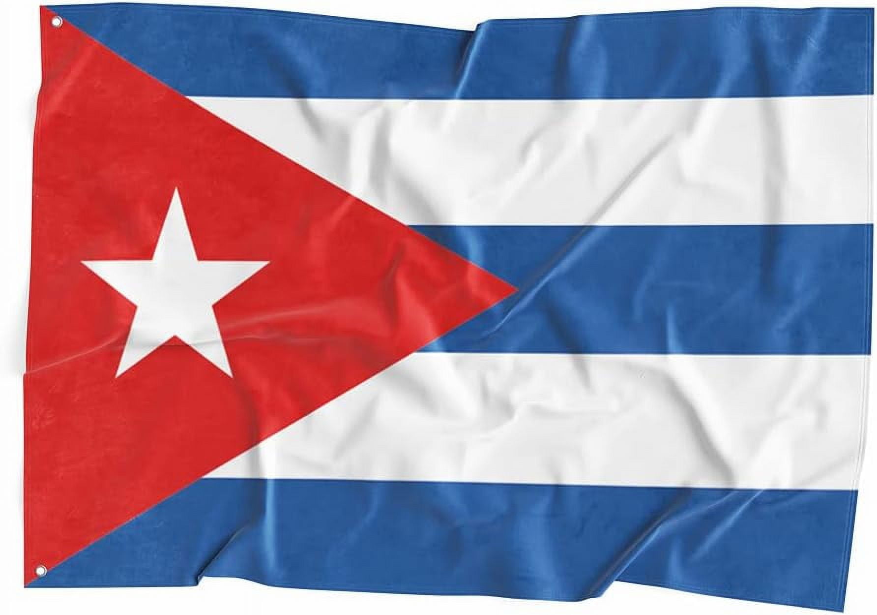 Cuba National Flag Polyester Fiber 3x5 Feet Flag, Bright Colors And ...