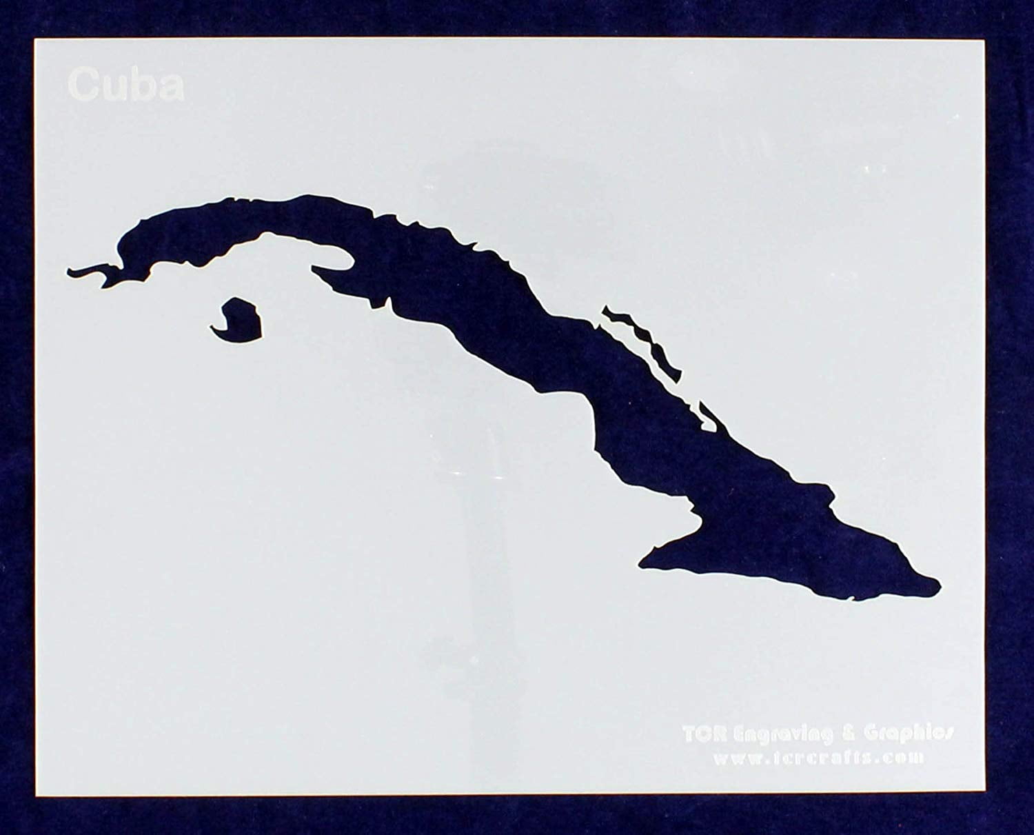 Cuba Stencil 14 Mil 8" X 10" Painting /Crafts/ Templates - Walmart.com