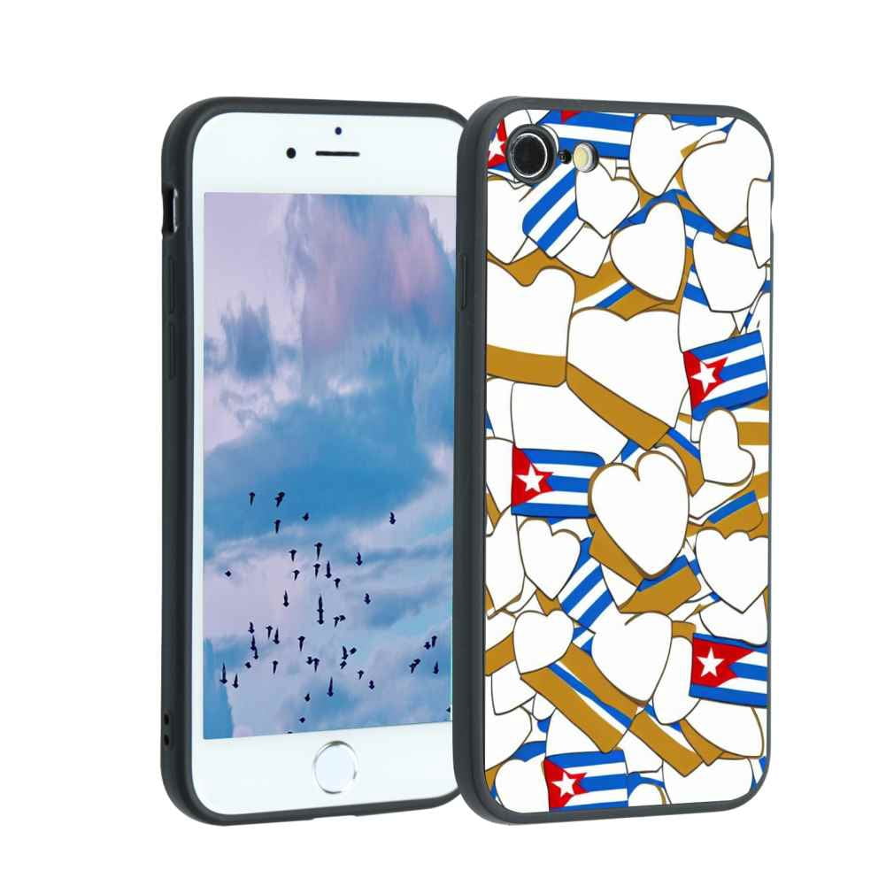 Cuba-Themed-Tough-Cuban-Flag-Colors-with-Hearts-4 phone case for iPhone ...