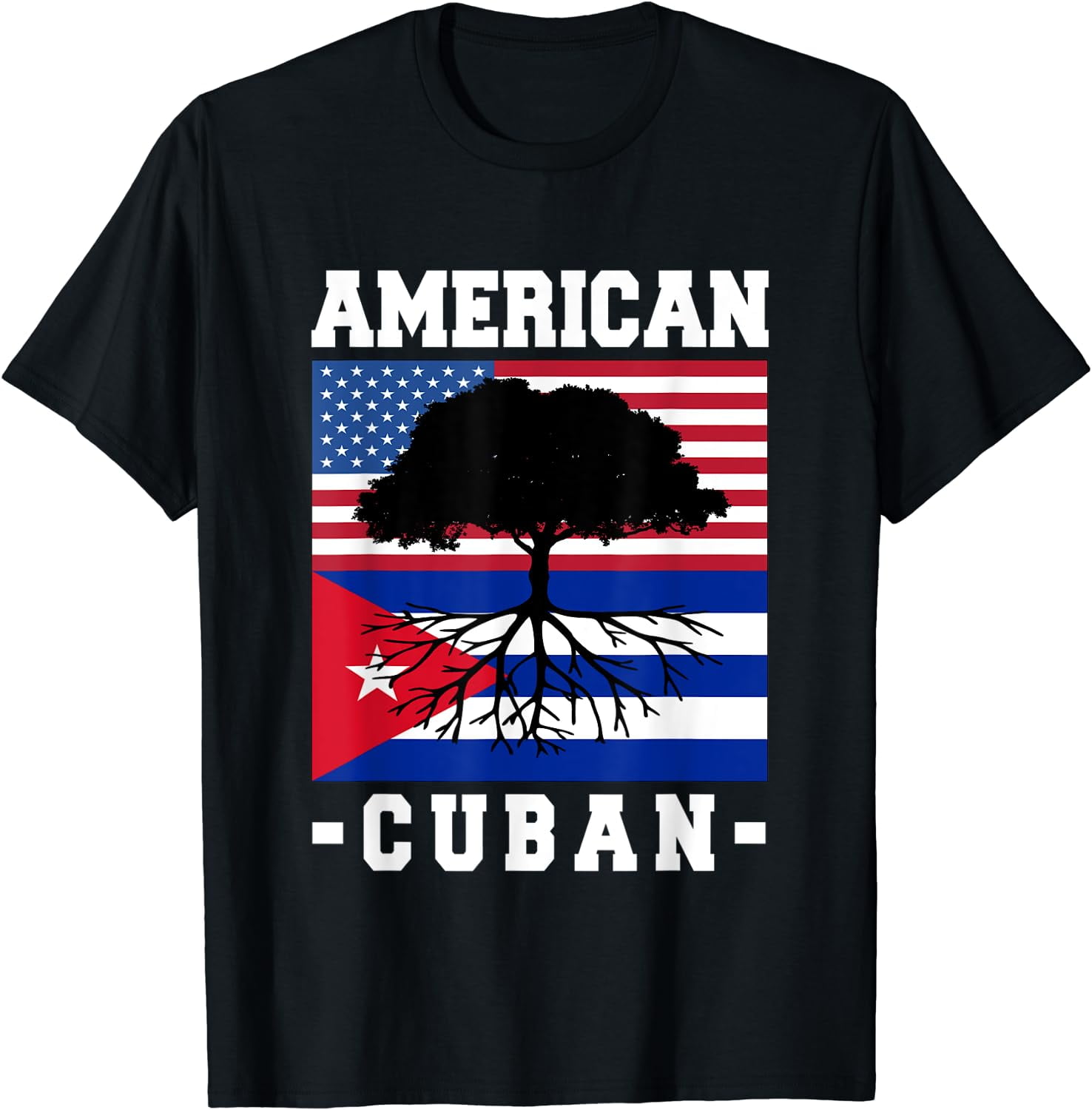 Cuban American Flag Cuba Usa America Roots Cubano Gift - Walmart.com