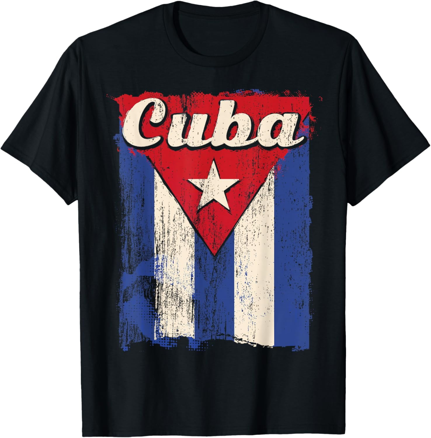Cuban Flag Cuba Bandera Cubana Patriotic Graphic T-Shirt - Walmart.com