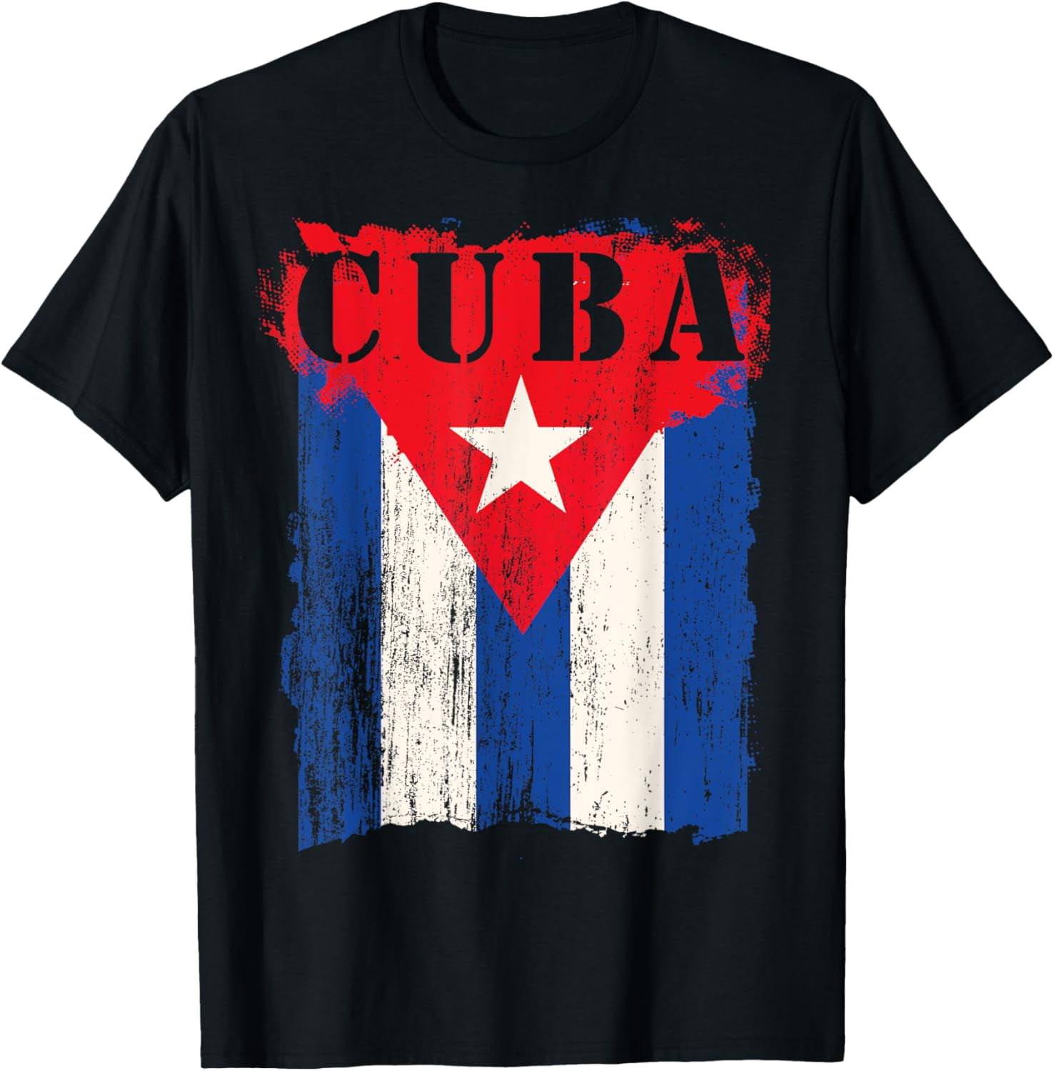 Cuban Flag Cuba Hispanic Heritage Month Patriotic Graphic T-Shirt ...