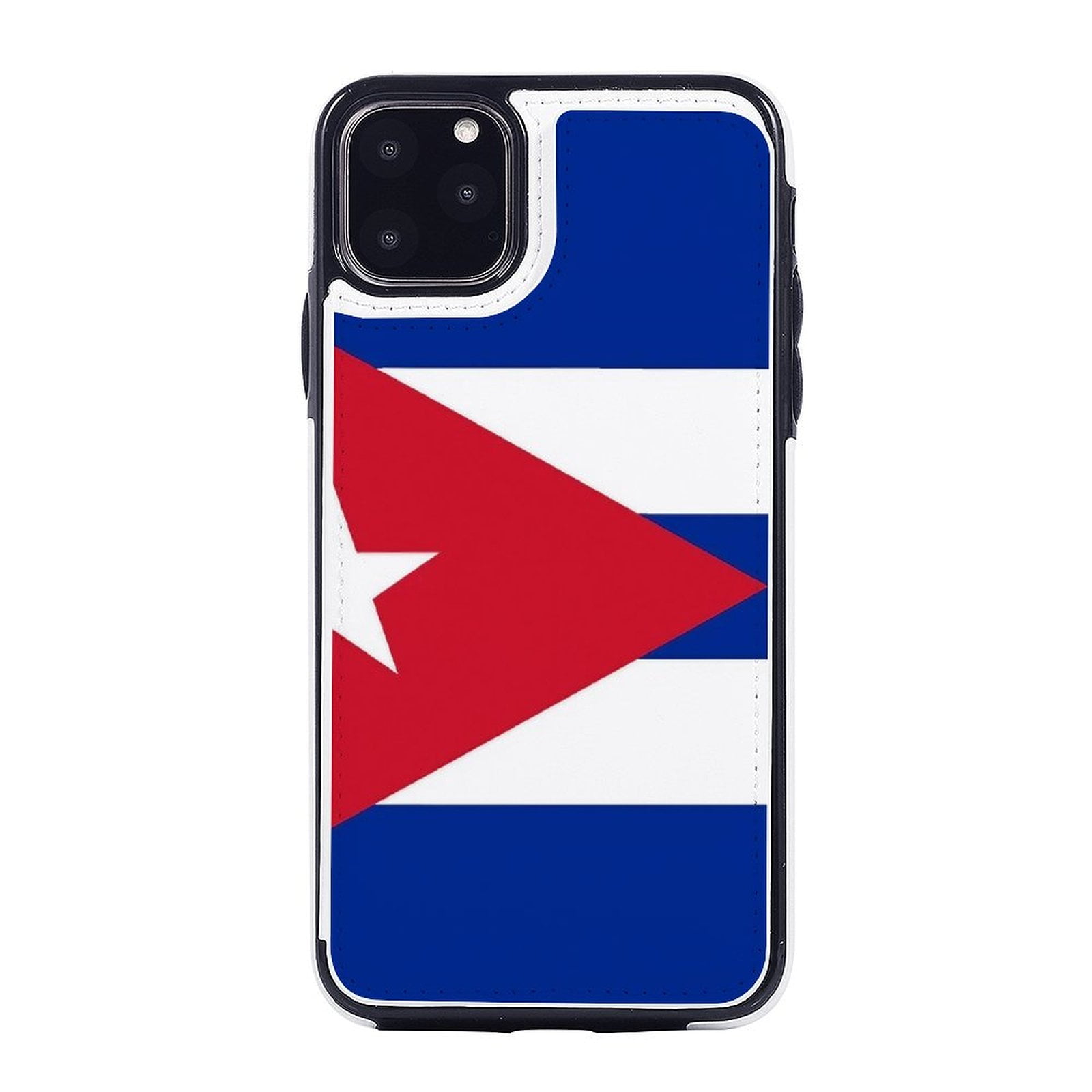 Cuban Flag Leather Wallet Case for iPhone 16 15 14 13 12 11 Pro Max ...