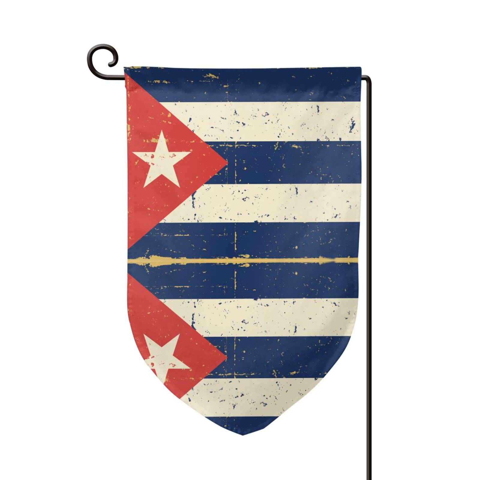 Cuban Flag Retro Garden Flag Vertical Double Sided Yard Outdoor ...