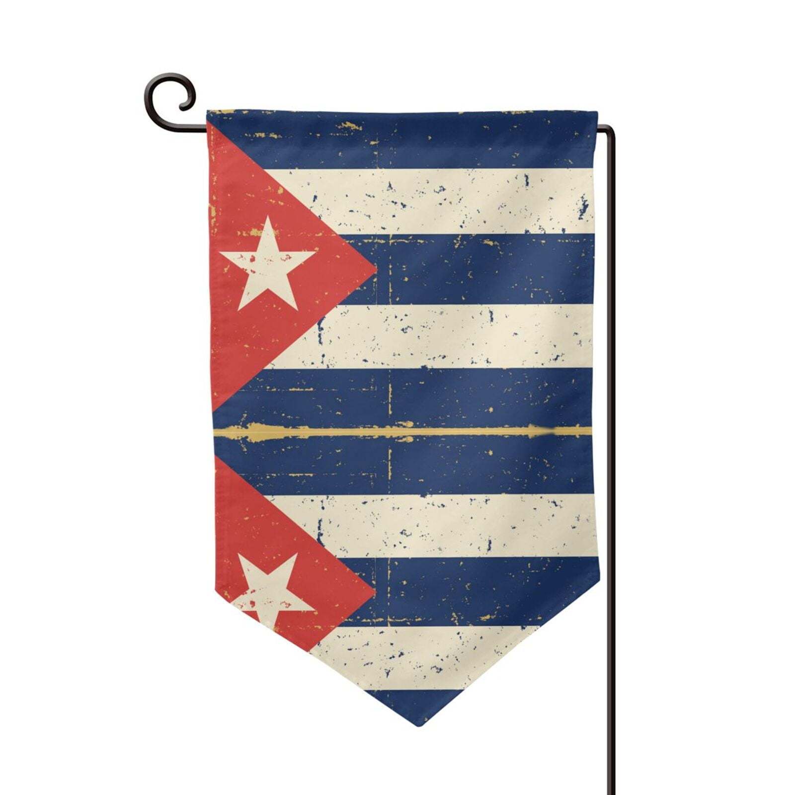 Cuban Flag Retro Garden Flag Vertical Double Sided Yard Outdoor ...