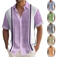Cuban Guayabera Shirts for Men Casual Short Sleeve Button Down Color ...