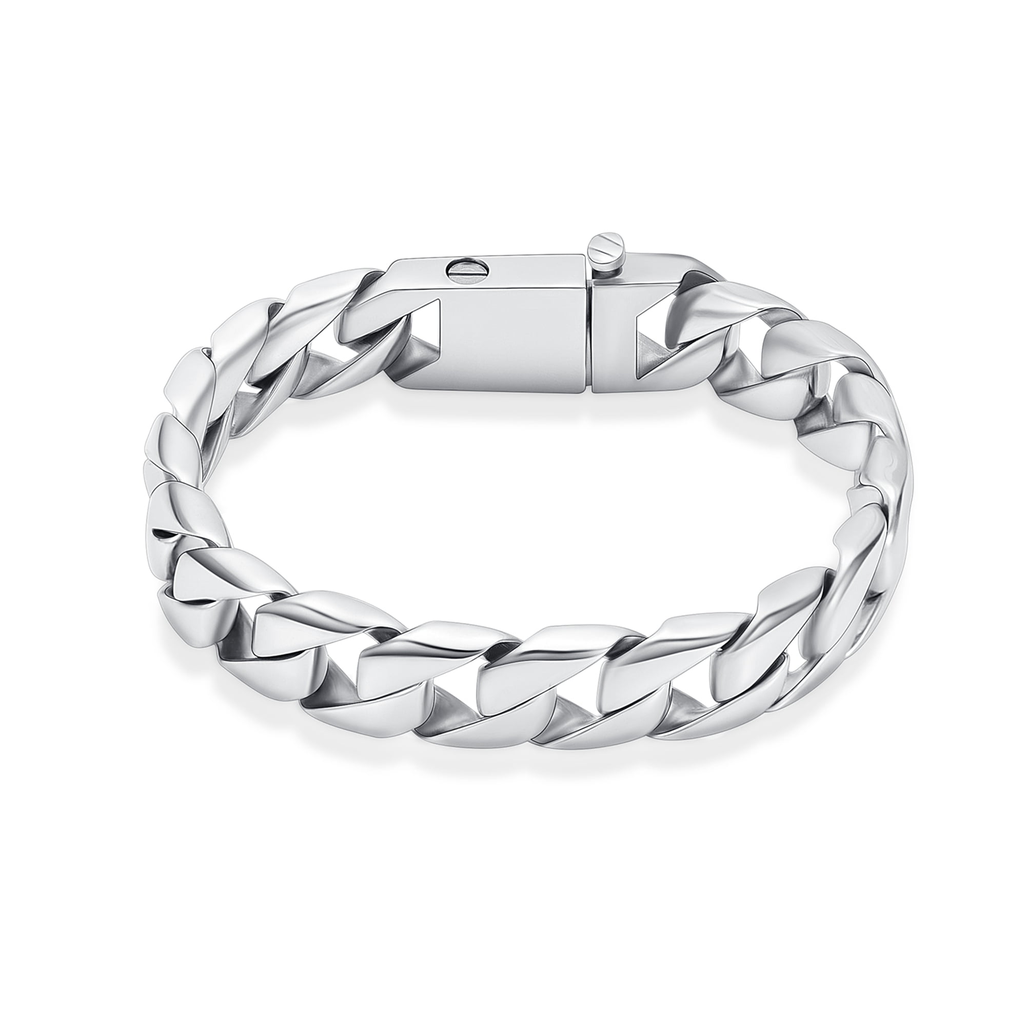 Cuban Link Urn Bracelet for Human Ashes for Men Women Stainless Steel ...