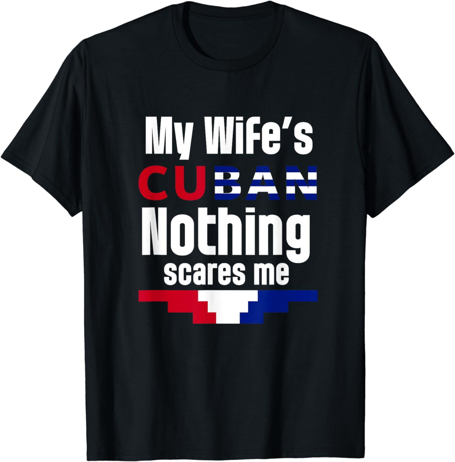 Cuban Wife Funny Graphic Print Cuba Husband Gift Men T-Shirt - Walmart.com