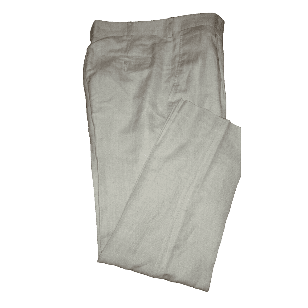 Cubavera Blend Herringbone Textured Men's Dress Pant, Natural Linen ...