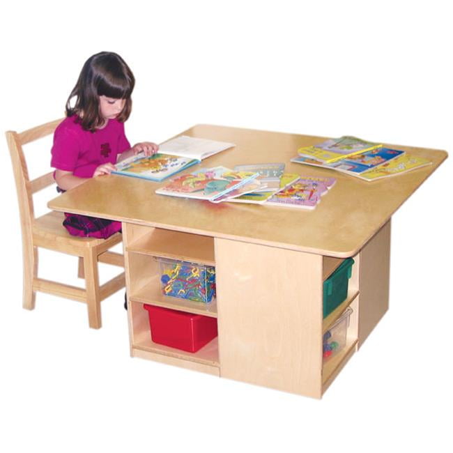Cubbie Table With Assorted Color Trays - Assorted Colors - Walmart.com