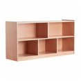 Cubby Storage Cabinet, 5 Compartment Mobile Tray Organizer, Kids ...