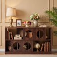 Cubby Storage Organizer, Short Open Bookshelf, Low Cube Bookcase for ...