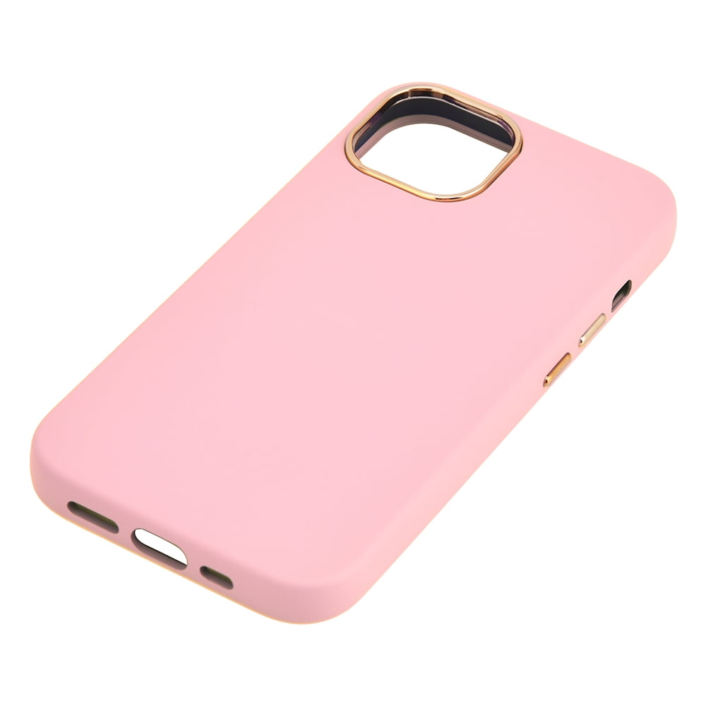 Cube® - Apple iPhone 15 (6.1) - Pink Rubber Dual Layers TPU Case with ...