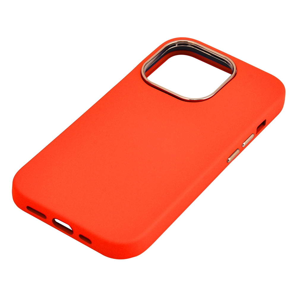 Cube® - Apple iPhone 15 Pro (6.1) - Red Rubber Dual Layers TPU Case ...