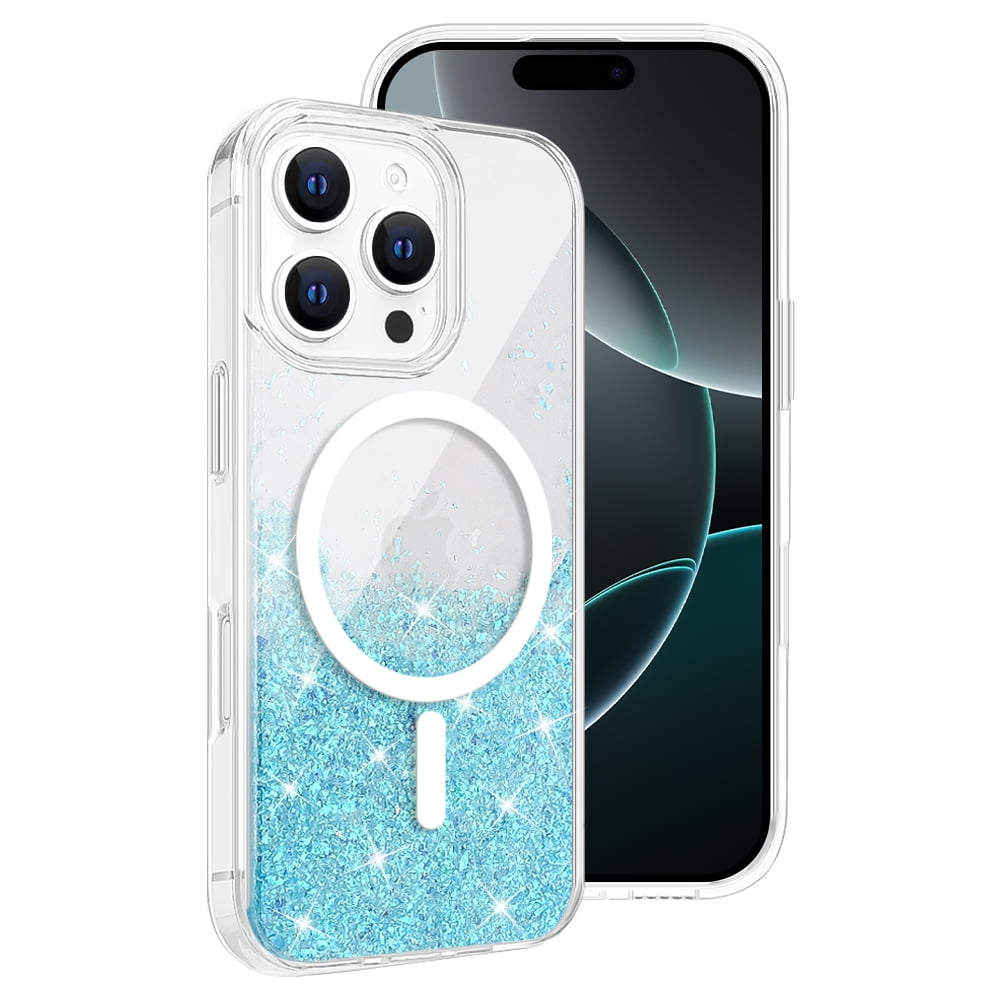 Cube® - Apple iPhone 16 Pro (6.3) - Blue Glitter Twinkle Stardust ...