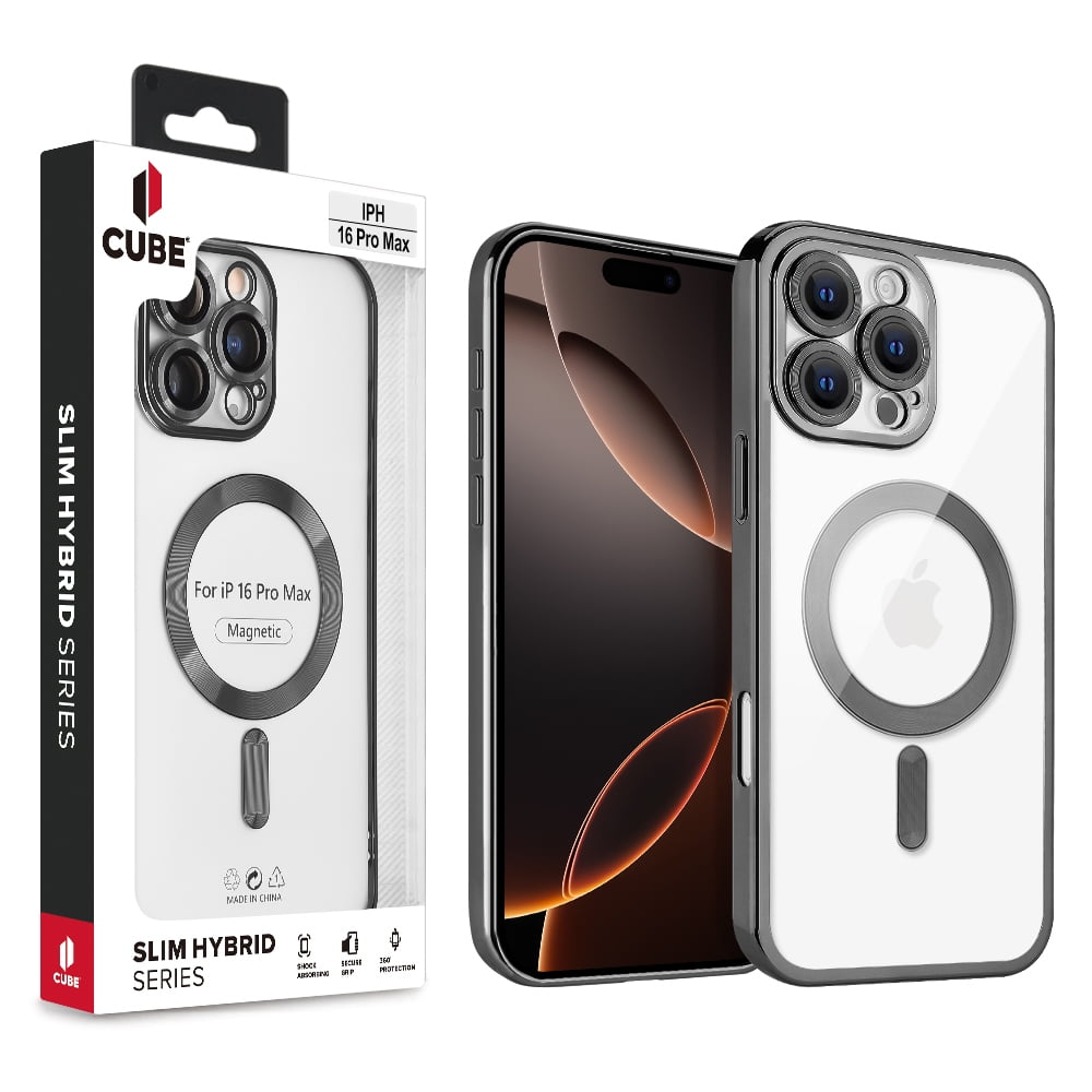 Cube® - Apple iPhone 16 Pro Max (6.9) - Clear TPU Cover Back Case with ...