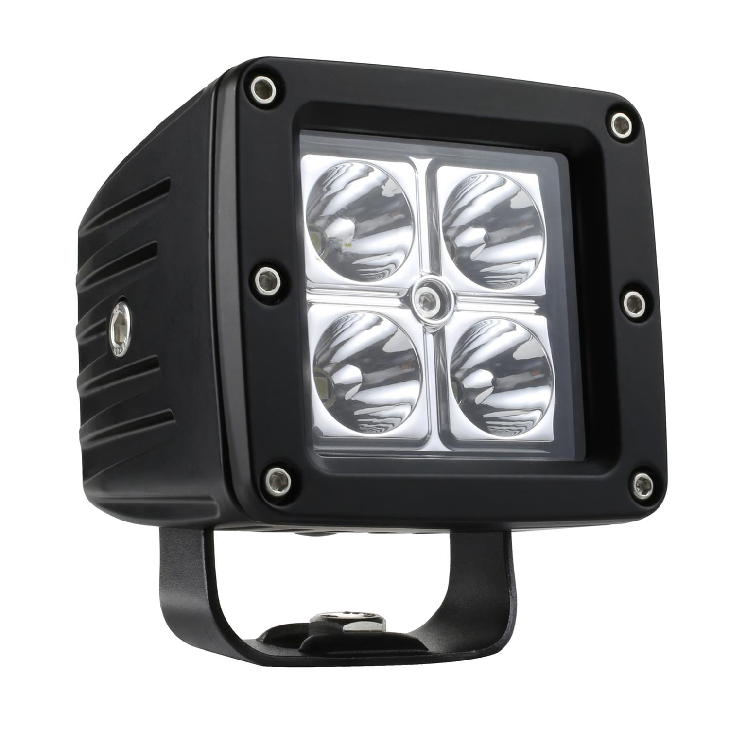 Cube Black Powder Coated Housing Spot Beam LED Light Black Powder ...