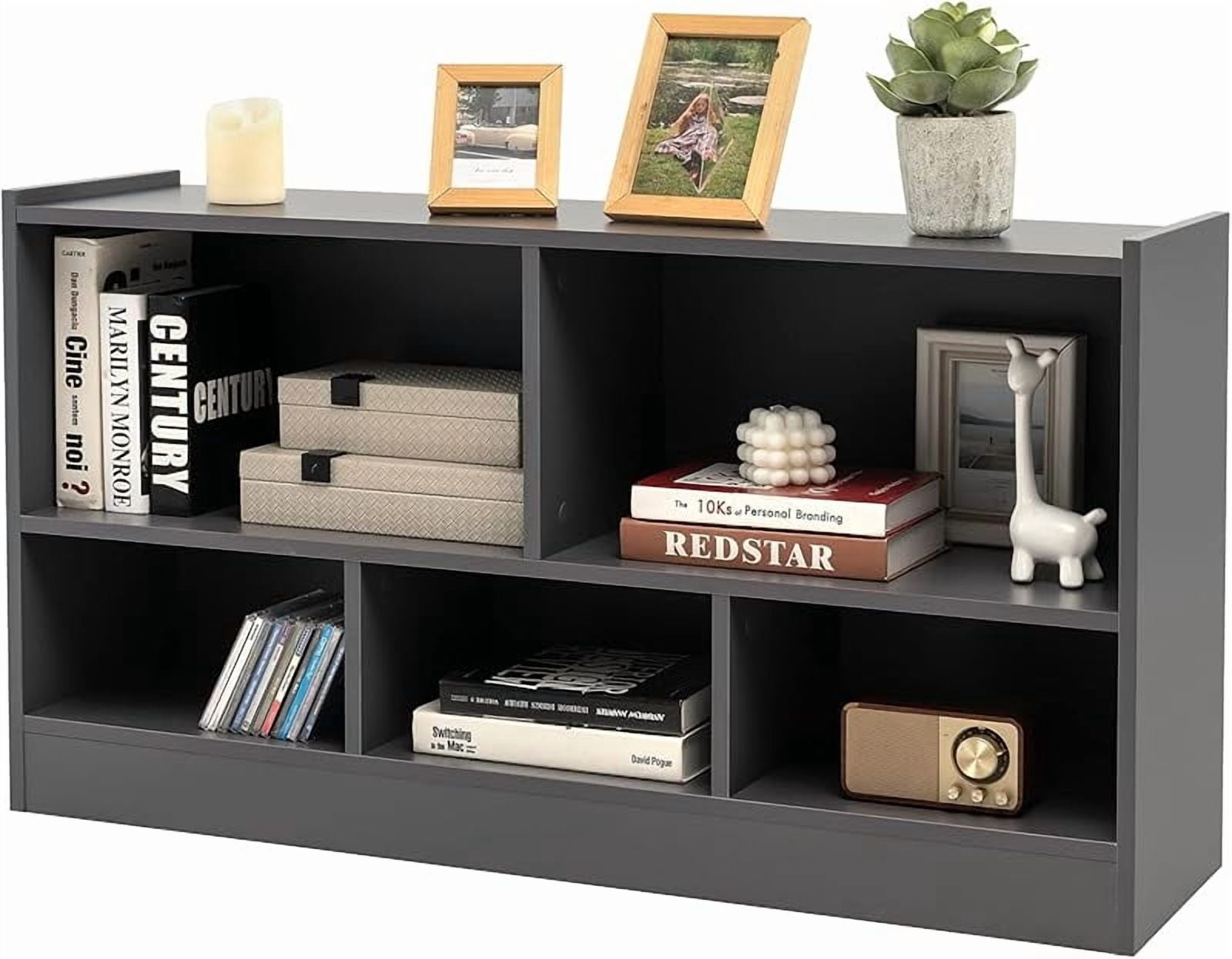 Cube Bookcase, Tier Wooden Storage Open Bookshelf, Multipurpose Display ...