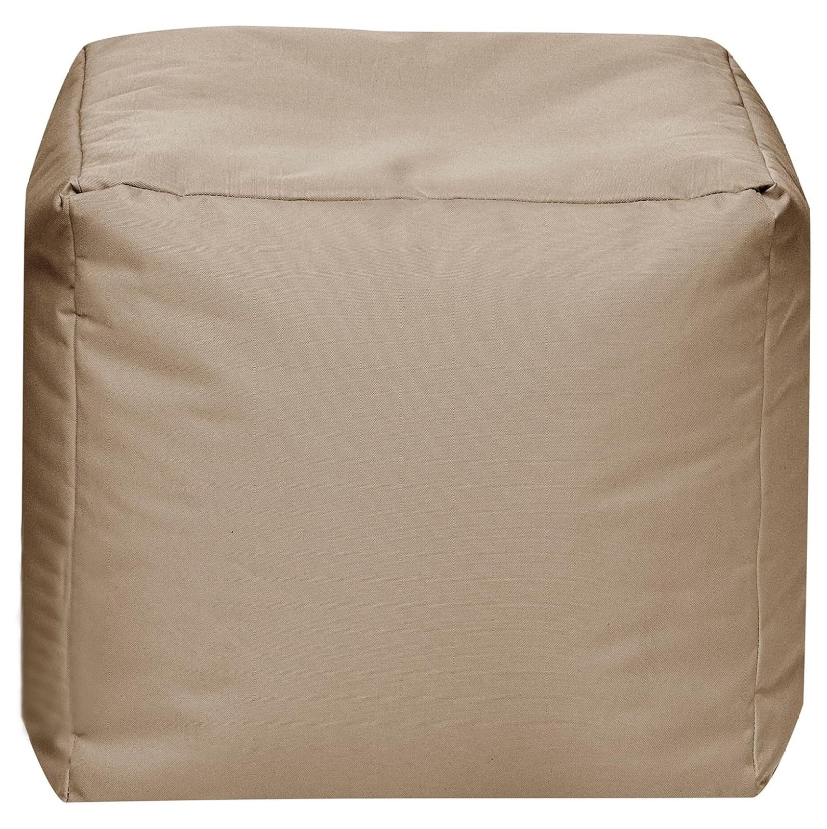 Cube Brava Pouf Ottoman Foot Rest - - Modern Square Bean Bag Chair with ...