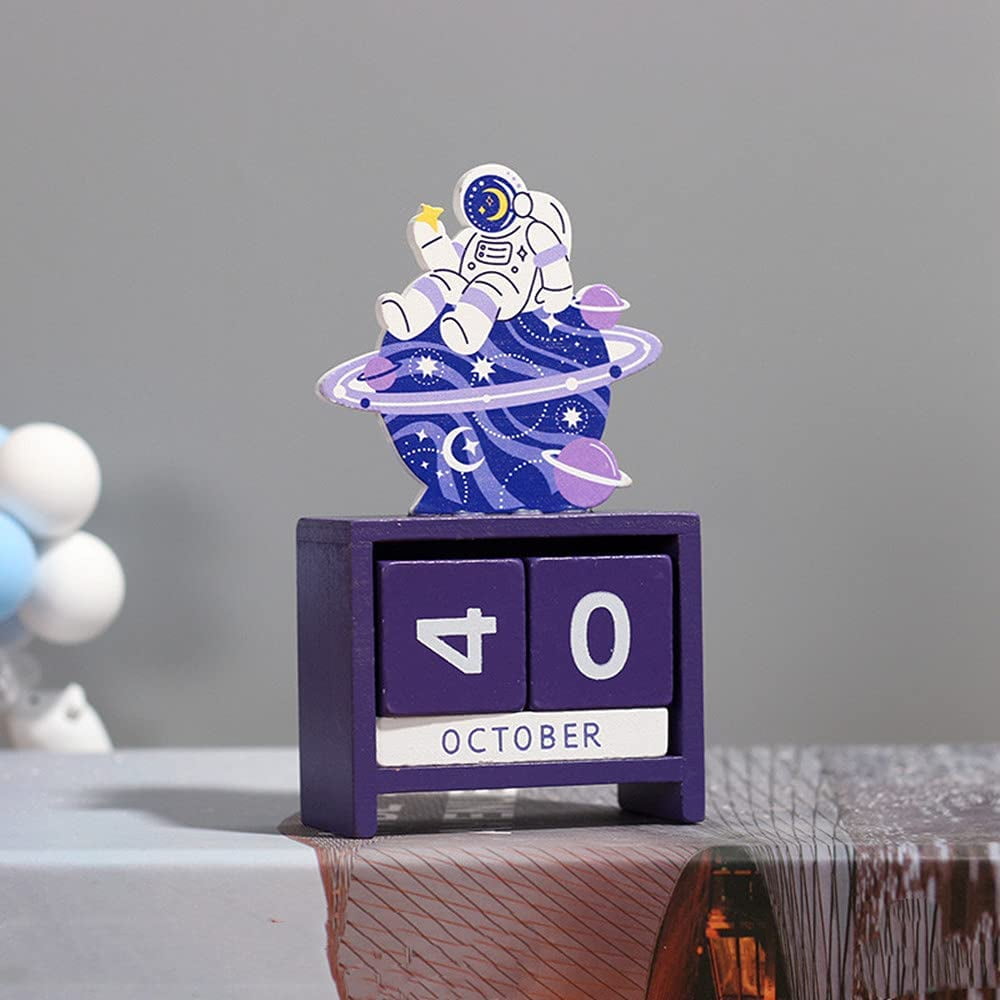 Cube Calendar - Wooden Perpetual Calendar - Perpetual Calendar - Month ...