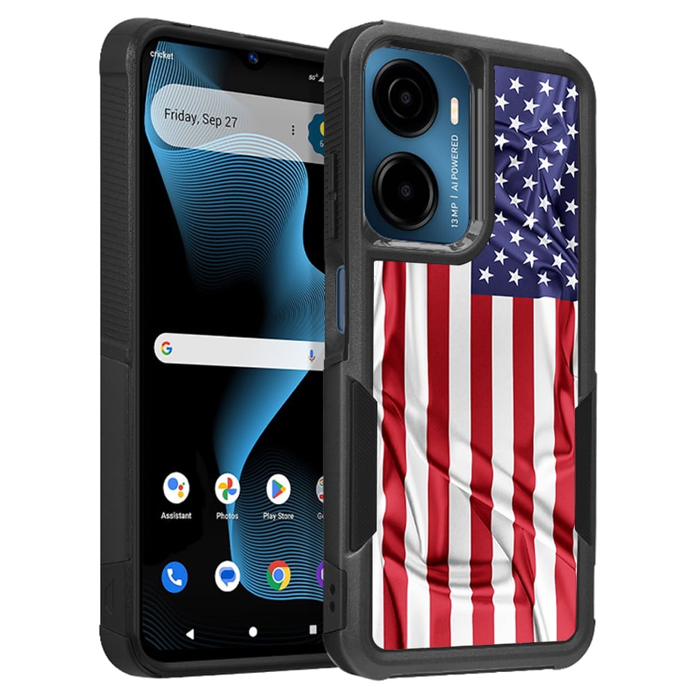 Cube® - Cricket Magic 2 5G - USA Flag Texture Design on Black Heavy ...